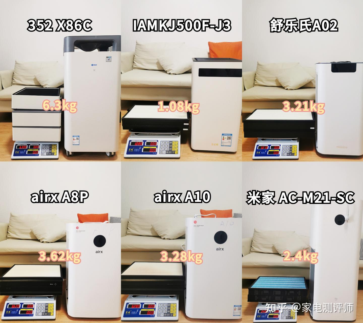 2023年最新空气净化器推荐，横测对比市面上主流空气净化器IAM、airx、352、舒乐氏哪款更值得购买？