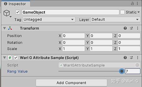 Unity手册—Attribute汇总说明 - 知乎