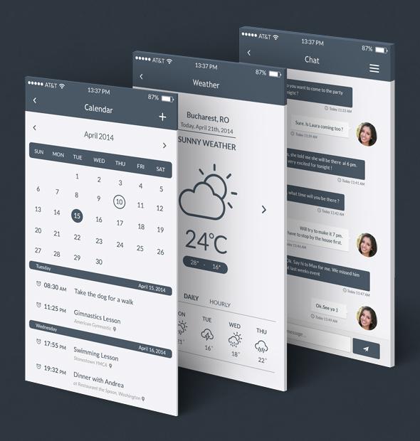 设计师必备 |25个精美的APP UI KIT模板（附PSD下载) - 知乎