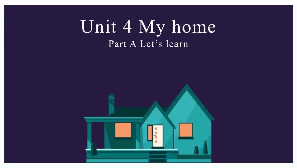 人教版小学英语微课 Unit4 My home PartA Let's learn - 知乎