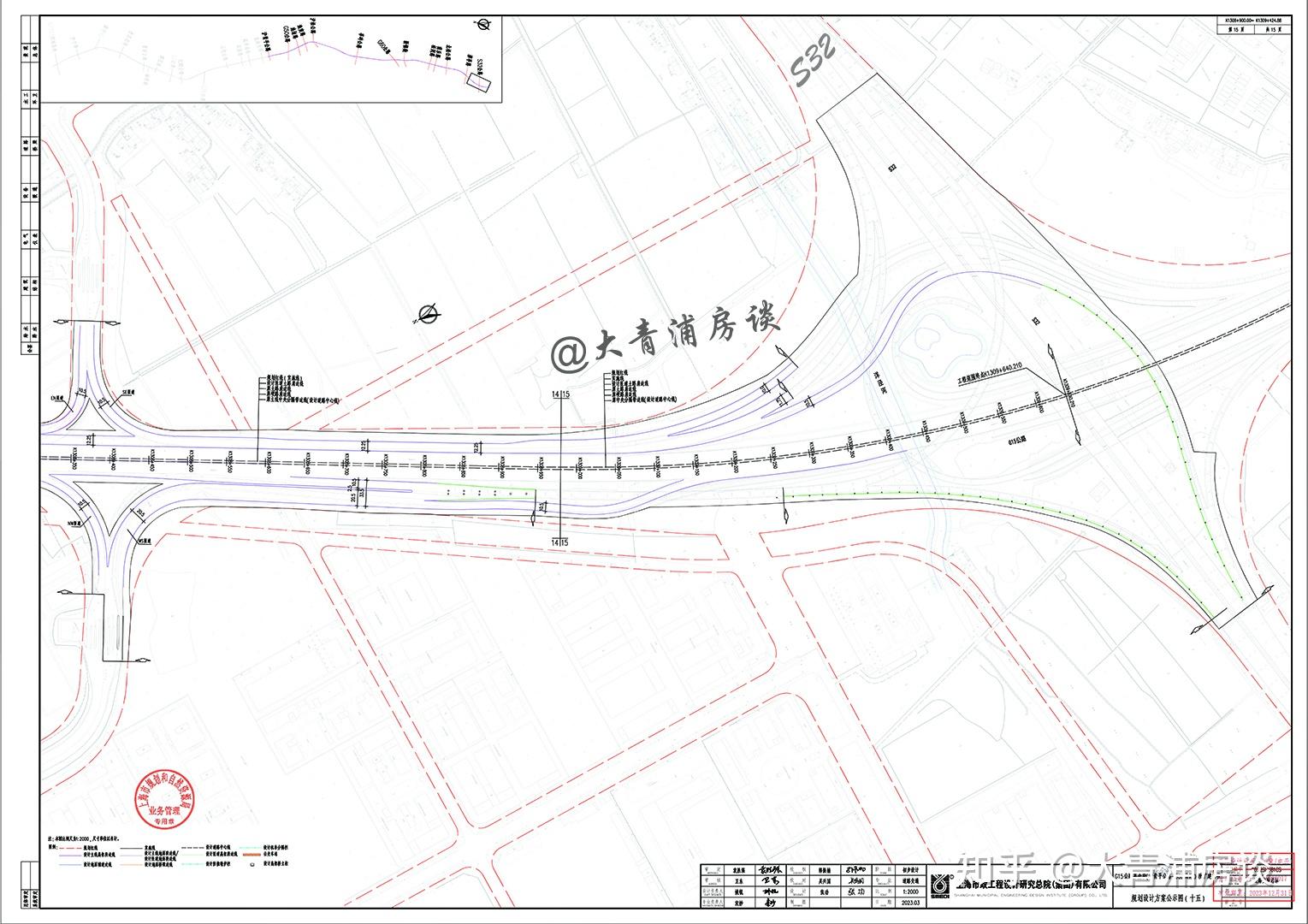 青浦段采用高架+辅道，G15高速（G318-S32公路）改扩建公示 - 知乎