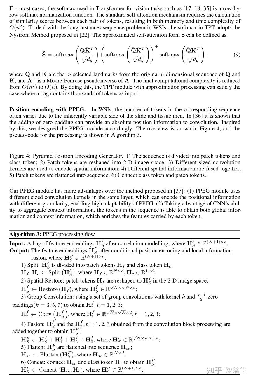 TransMIL: Transformer based Correlated MIL for WSI Classification【NeurIPS2021】 - 知乎