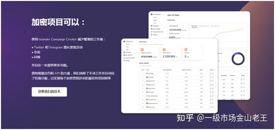 币圈一级市场：建立在雪崩上的创新的联盟营销和学习赚钱平台Islander（ISA）即将IDE - 知乎