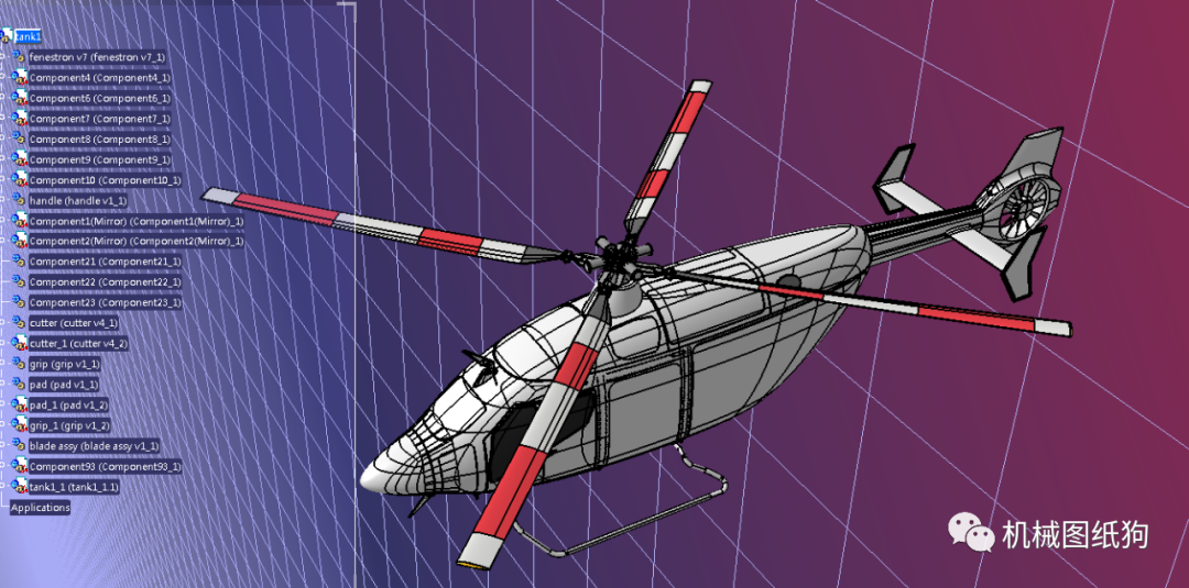 【飞行模型】Christophe Pochari LH2旋翼直升机3D图纸 STEP格式 - 知乎