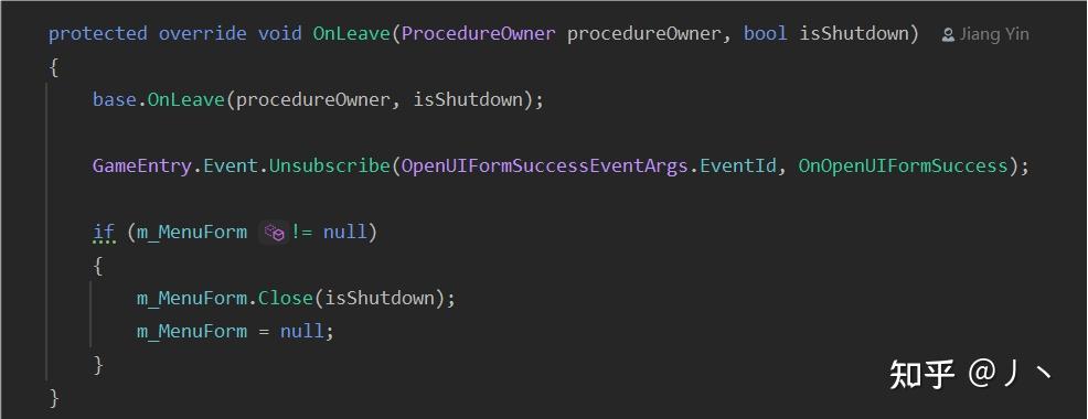 GameFramework学习记录-流程之ProcedureMenu深度剖析（二） - 知乎