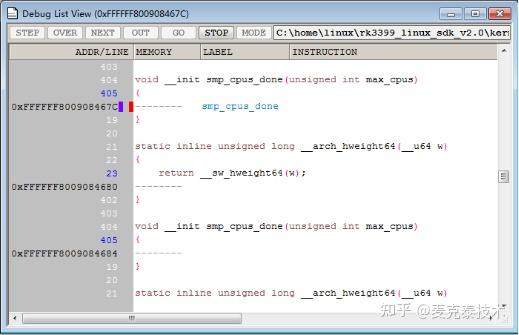 使用CodeViser 调试RK3399 处理器和Linux kernel指导（第二部分） - 知乎