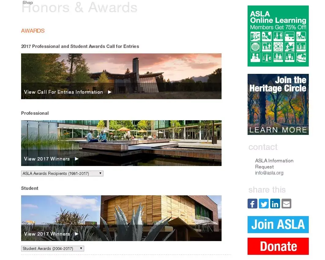 怎么在asla优雅的查看历年的获奖作品【蚂蚁tips】 - 知乎