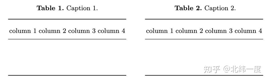 Latex 并排表格 - 知乎