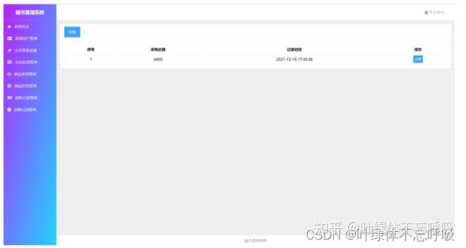 基于python(django、mysql)的超市管理系统的设计与实现课程设计毕业设计 知乎