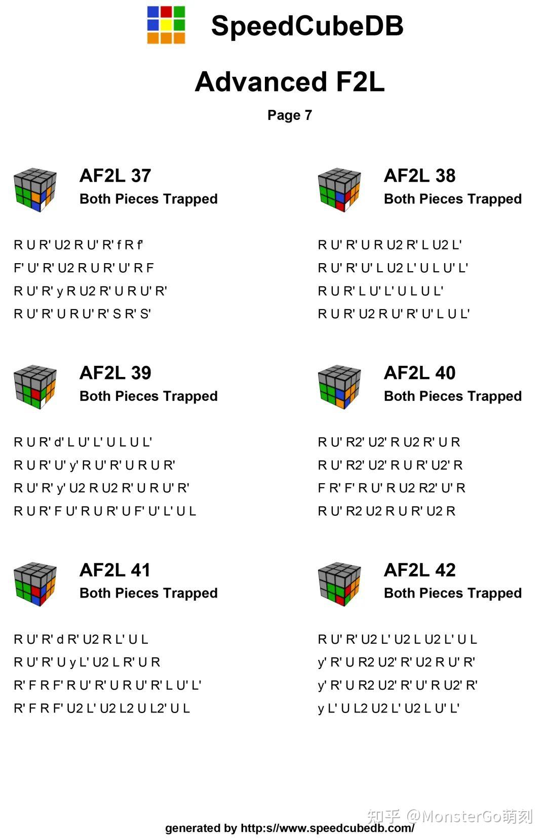 F2L 攻略 | 全套公式，总有一款适合你 - 知乎