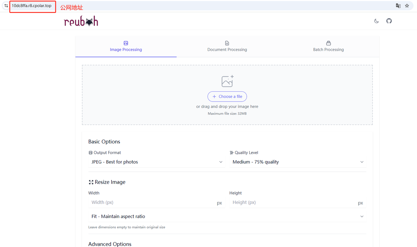 本地Docker部署超实用的图片与文档处理神器Reubah与远程使用教程 - 知乎
