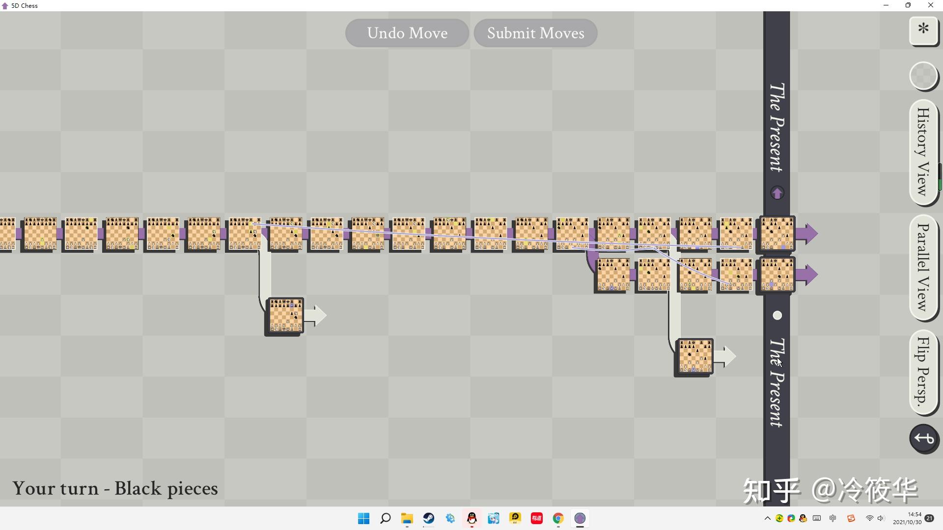 【5d chess】e3-Nf6-Nf3-Ng4开局详解 - 知乎