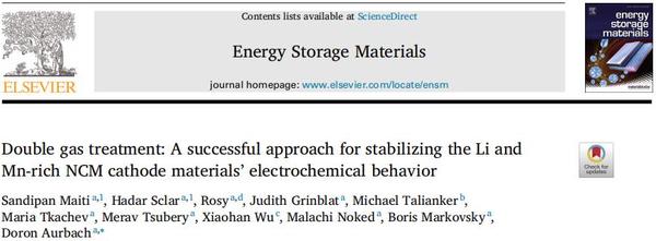 Doron Aurbach：双气体处理助力正极材料循环性能提升 - 知乎