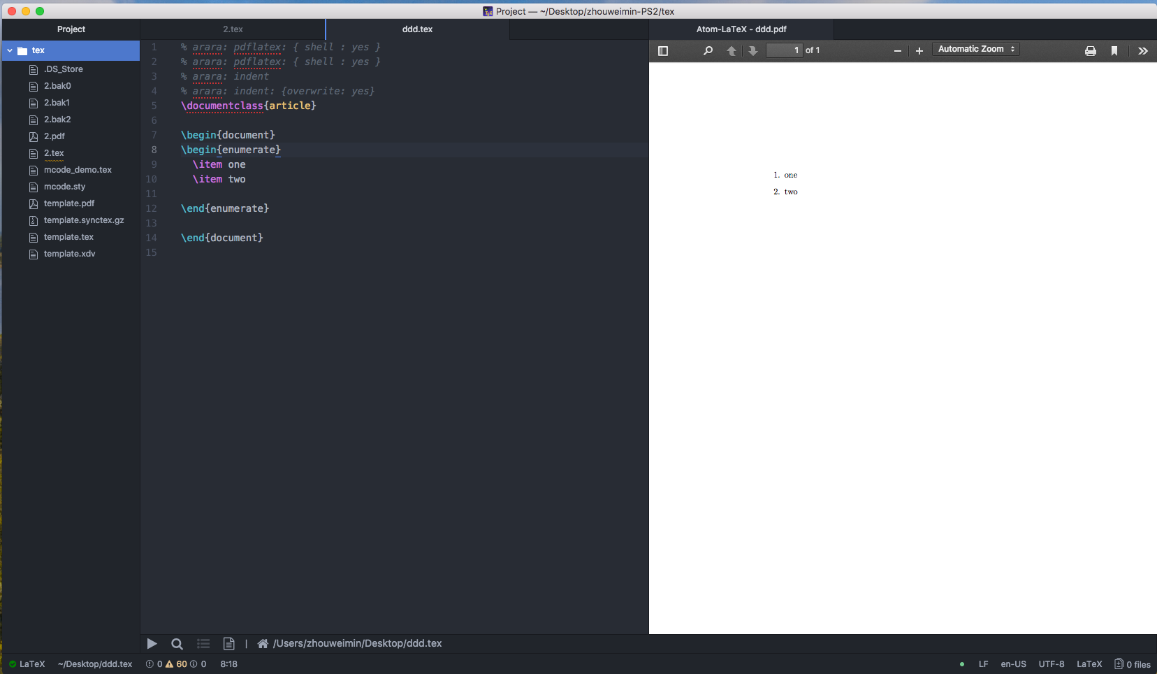 LaTeX using Atom! 提升效率新神器！ - 知乎