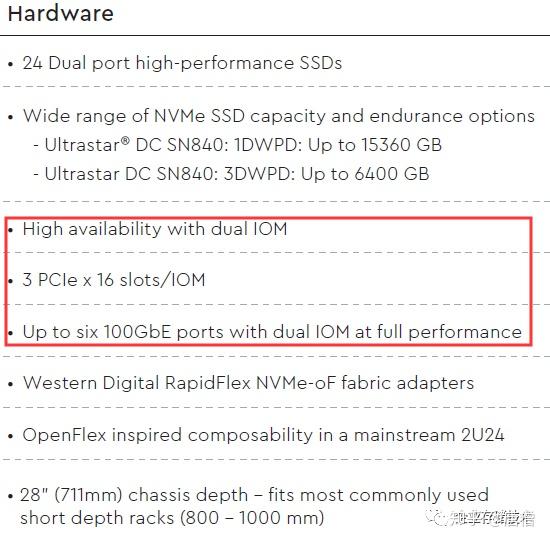 NVMe-oF E-JBOF设计解析：WD RapidFlex网卡、OpenFlex Data24 - 知乎