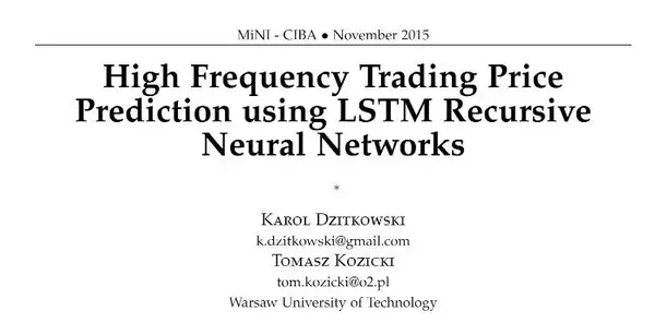 最全 LSTM 模型在量化交易中的应用汇总（代码+论文） - 知乎