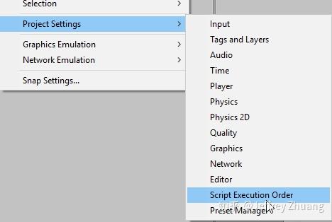 Unity3D 秘籍之 代码中指定脚本执行顺序 - 知乎