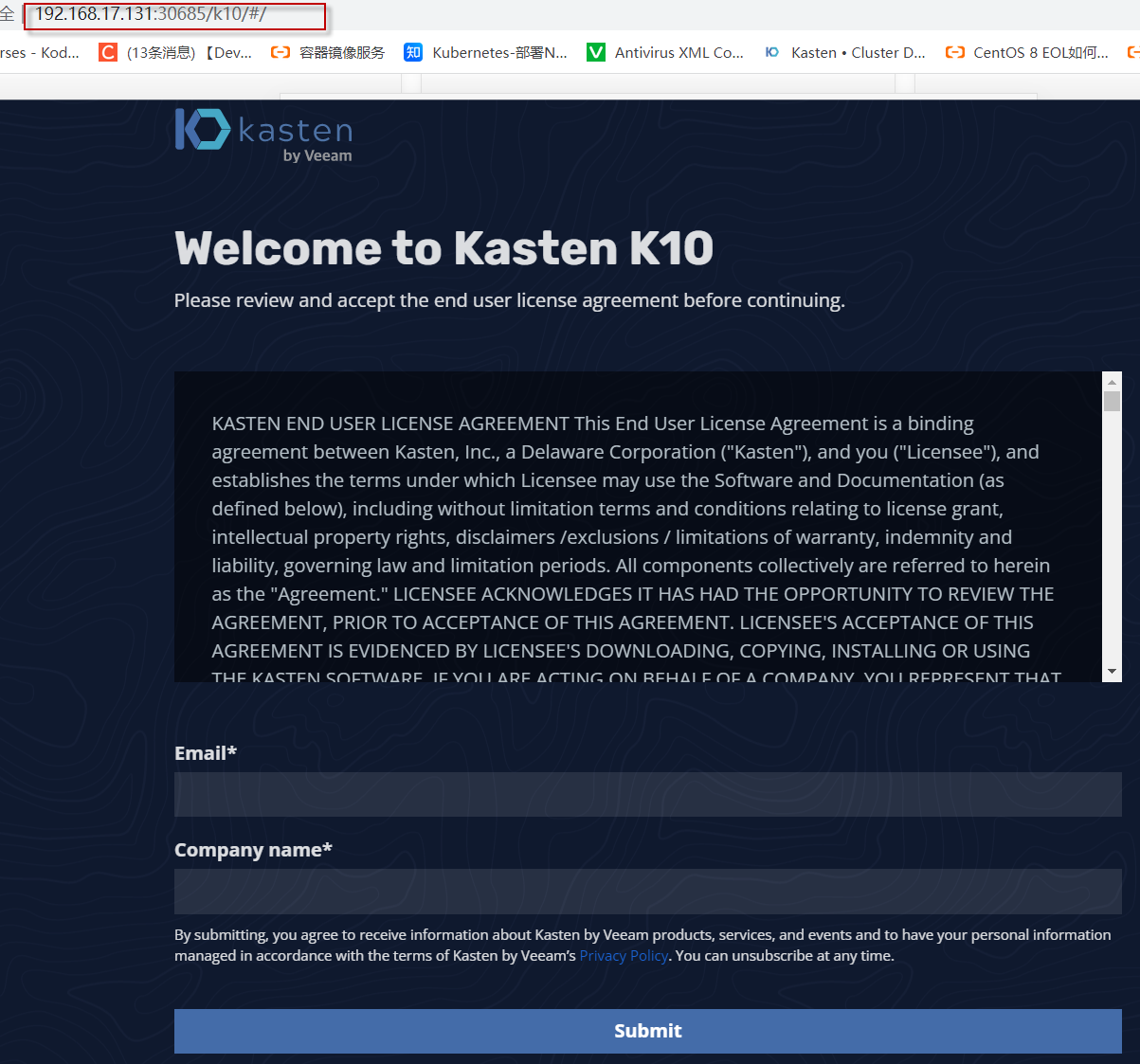 Centos8.3部署k8s及使用Veeam Kasten K10备份恢复指南 - 知乎