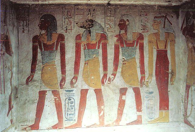 埃及-帝王谷-法老墓(女法老Twosret与Setnakhte双墓)彩绘壁画【100多幅图】 - 知乎
