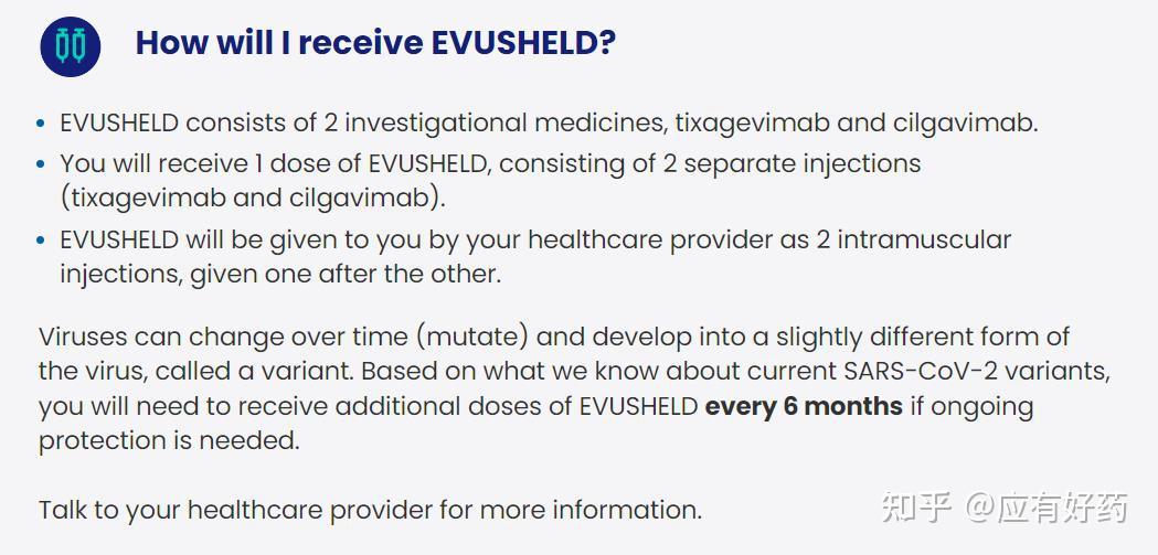 号称“全球唯一新冠预防药”的Evusheld（恩适得）到底是什么？ - 知乎