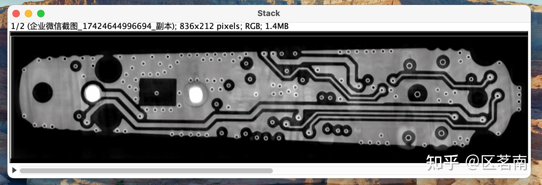 用imageJ把pcb切片堆叠在一起 - 知乎