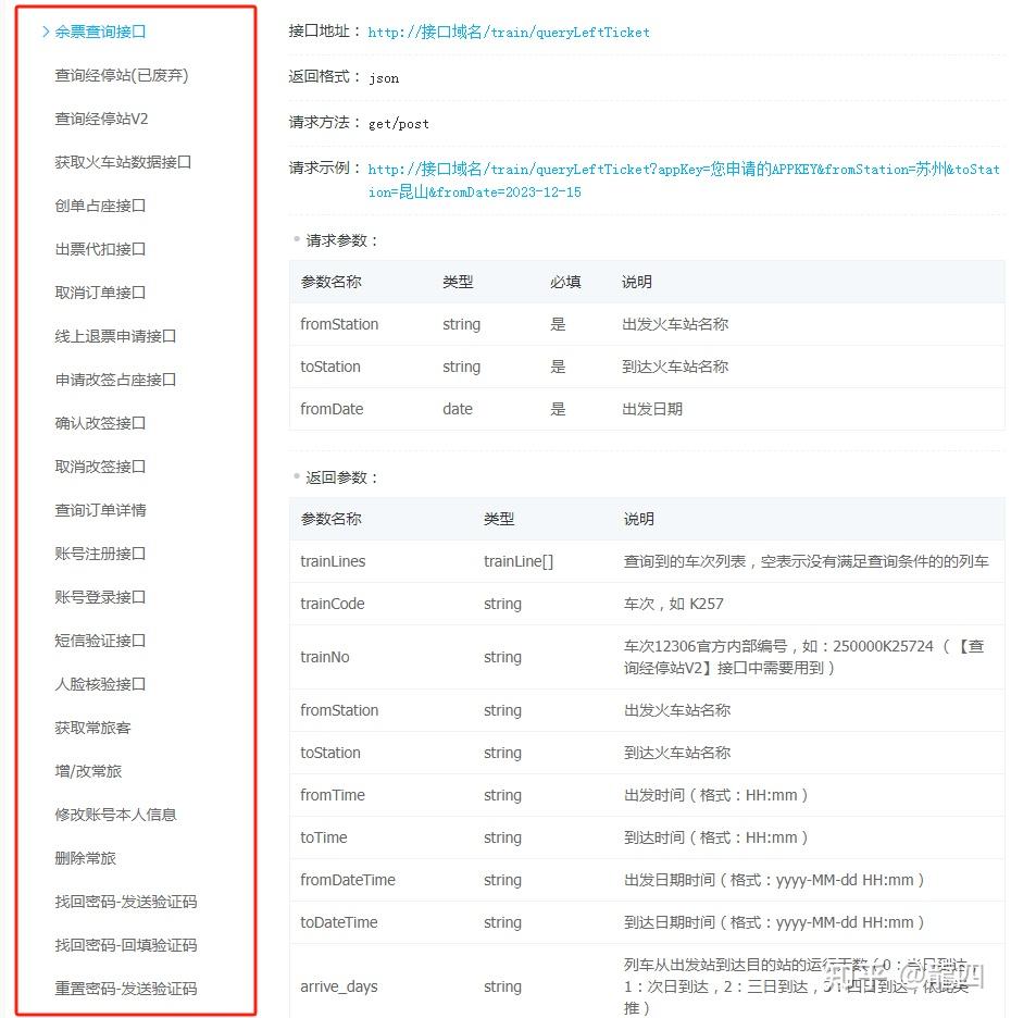 火车票系统(小程序/APP/H5)开发之API接口对接 - 知乎