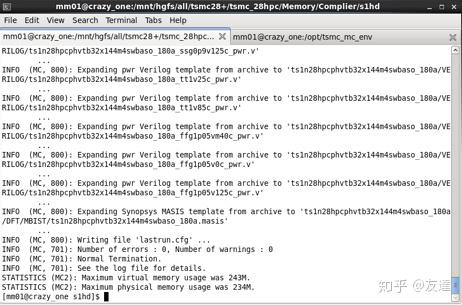 Memory Compiler所用的MC软件使用介绍 - 知乎