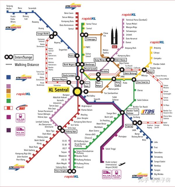 吉隆坡旅游交通攻略｜机场、火车、免费巴士、Grab - 知乎