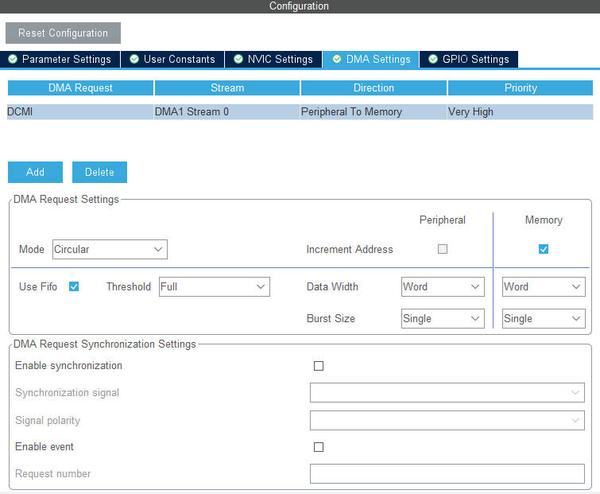 STM32H750+CubeMX+DCMI+OV2640+USBFS拍摄传输JPEG格式图片 - 知乎