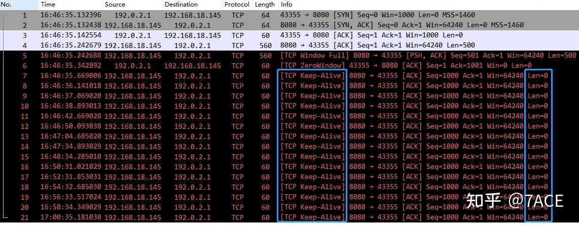 TCP Analysis Flags 之 TCP ZeroWindowProbe - 知乎