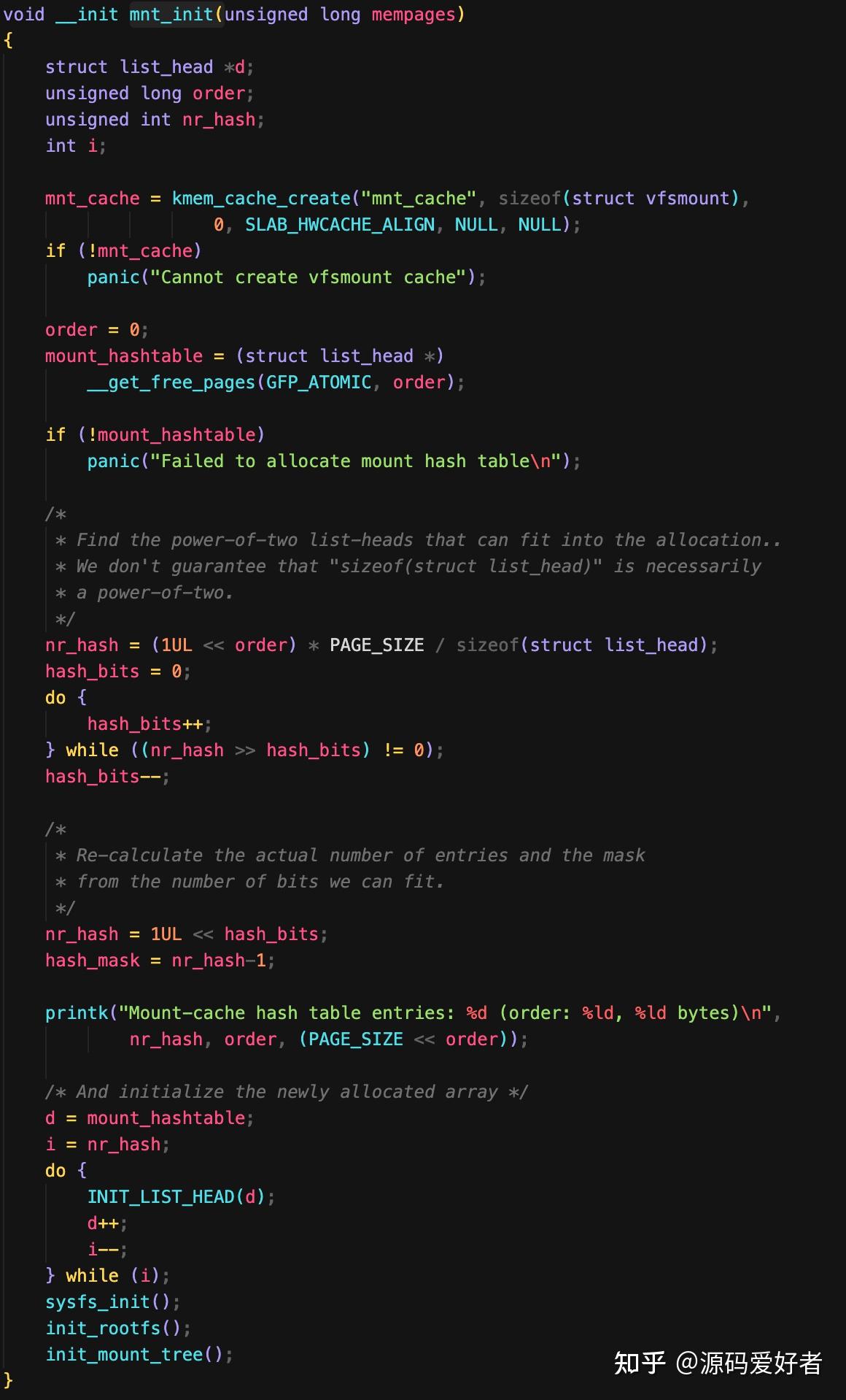 Linux内核源码解析---mount挂载原理 - 知乎
