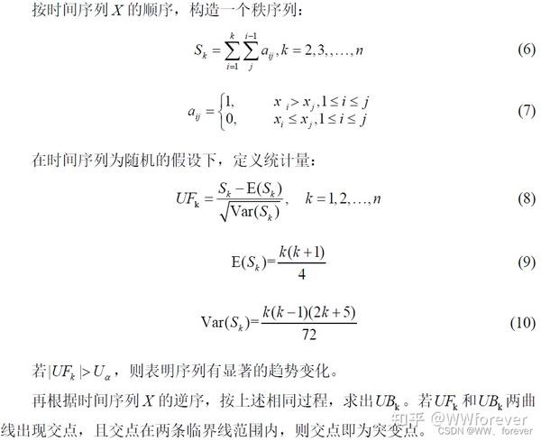 趋势分析方法：MATLAB实现Mann-Kendall趋势/突变检验 - 知乎
