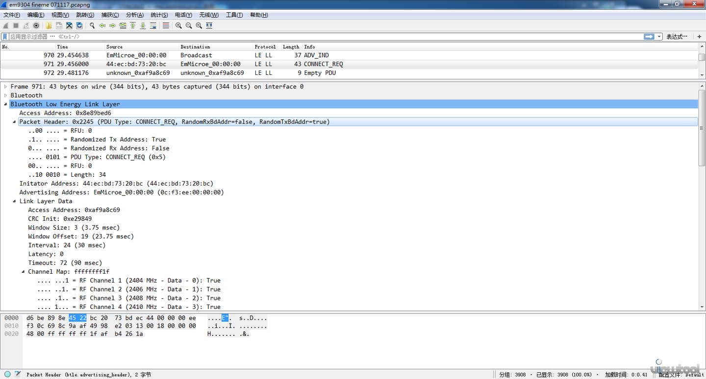一分钟读懂低功耗蓝牙（BLE)连接数据包 - 知乎