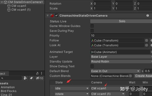 Unity3d Cinemachine篇（四）— StateDrivenCamera - 知乎