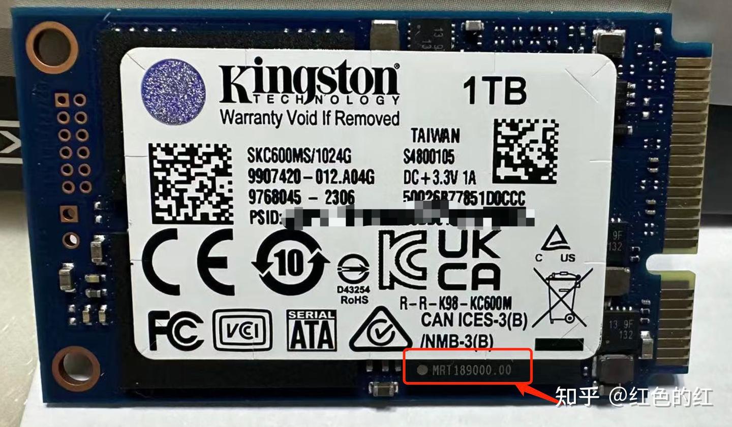 金士顿 mSATA SSD KC600 1TB 开箱 - 知乎