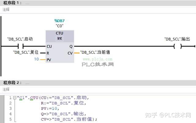 [西门子PLC] 5个梯形图与SCL指令对比，助你快速入门编程 - 知乎