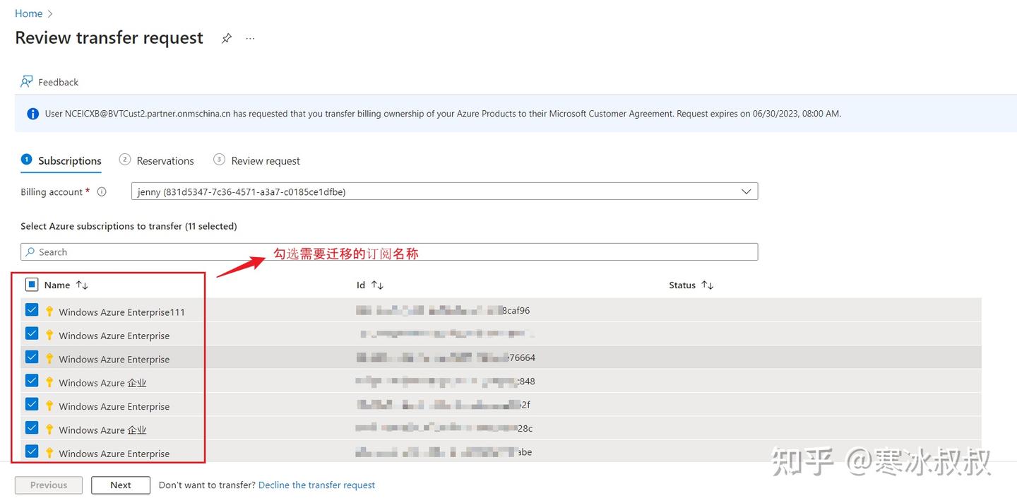 OSPA企业协议订阅迁移至21VCA-E企业协议订阅（国内 21v Azure ) - 知乎