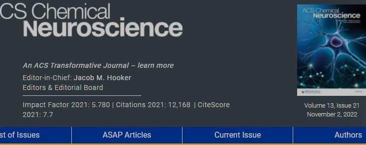 《ACS Chemical Neuroscience》影响因子，是不是预警期刊 - 知乎