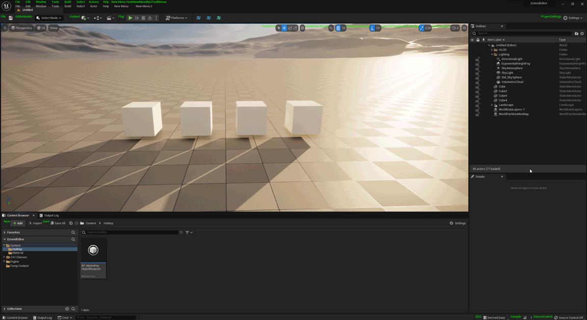 《调教UE5：编辑器拓展指南》自定义世界大纲 - 知乎