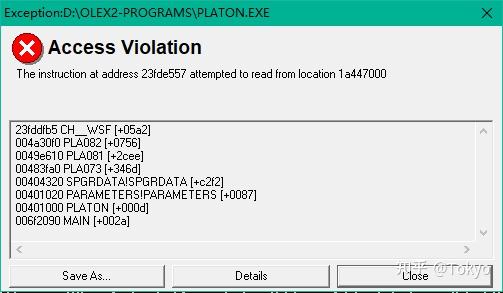 Olex2调用PLATON升空间群时提示访问冲突 - 知乎