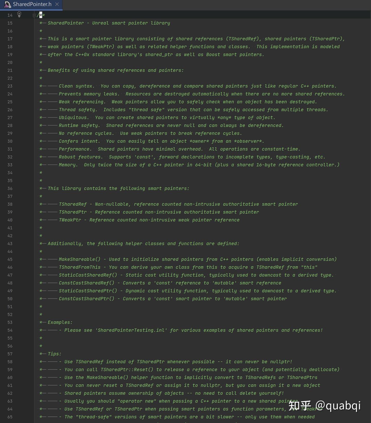 UE4的智能指针 TSharedPtr - 知乎