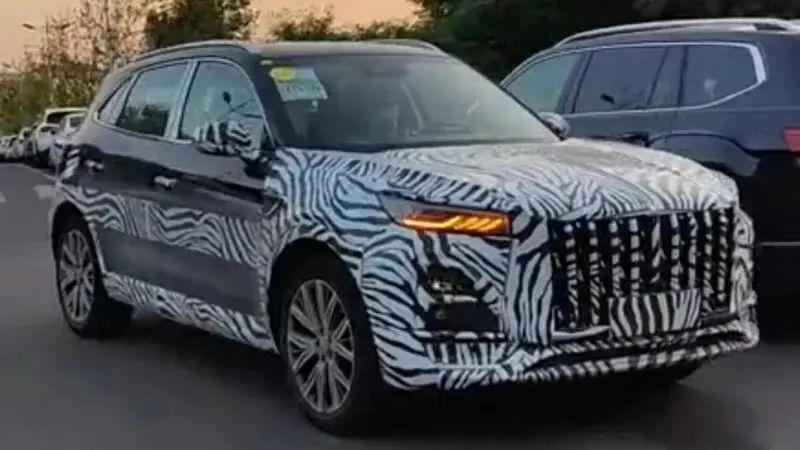 期待感十足，红旗新款HS5谍照曝光，H9同款格栅+8AT变速箱 - 知乎