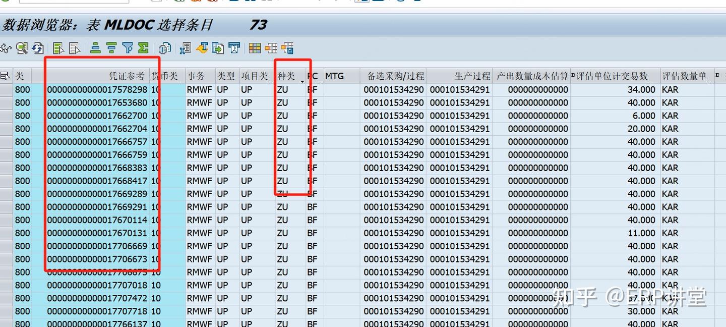 SAP事务代码CKM3取值分析 - 知乎