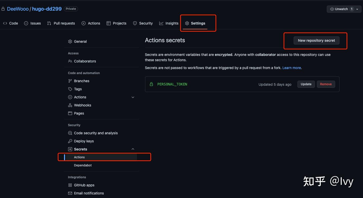 Hugo+Github Pages+Github Action博客方案之三——配置Github Action实现自动发布 - 知乎