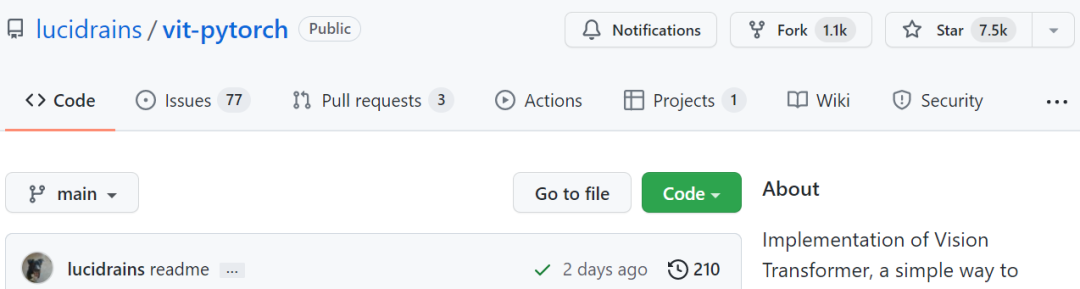 GitHub 7.5k star量，各种视觉Transformer的PyTorch实现合集整理好了 - 知乎
