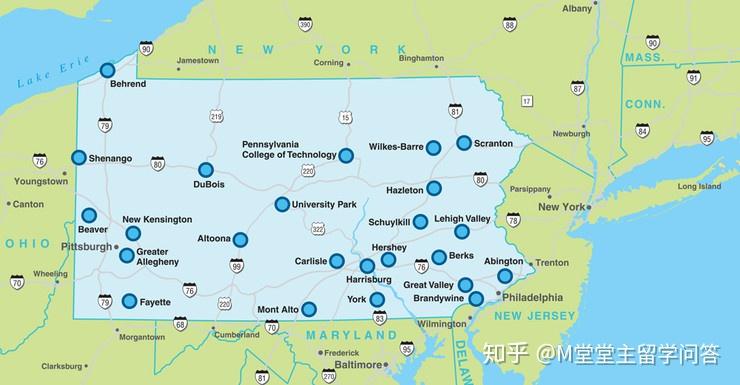 PSU的“2+2”项目和它的24个分校区 - 知乎