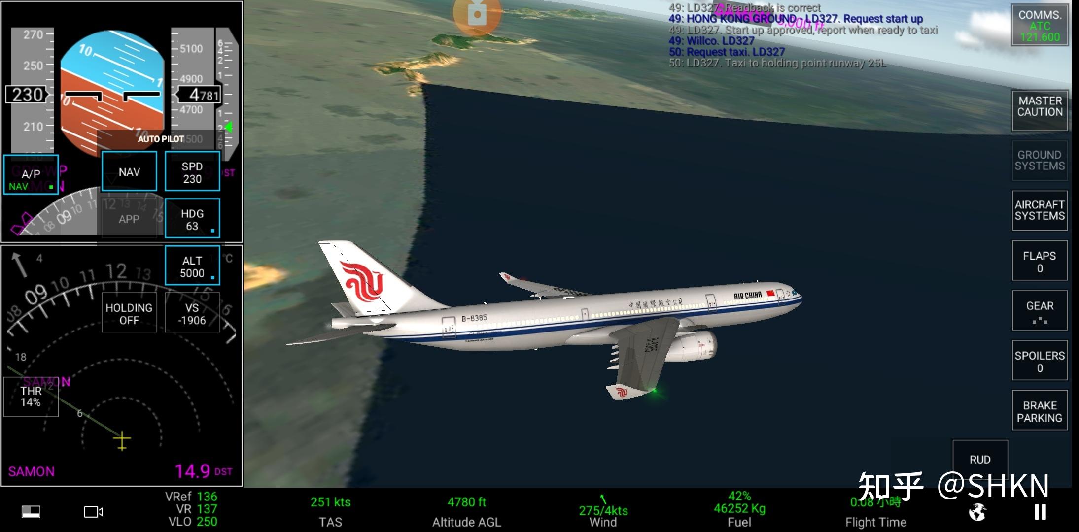 RFS真实飞行模拟器操作小帖子（启动/起飞） - 知乎