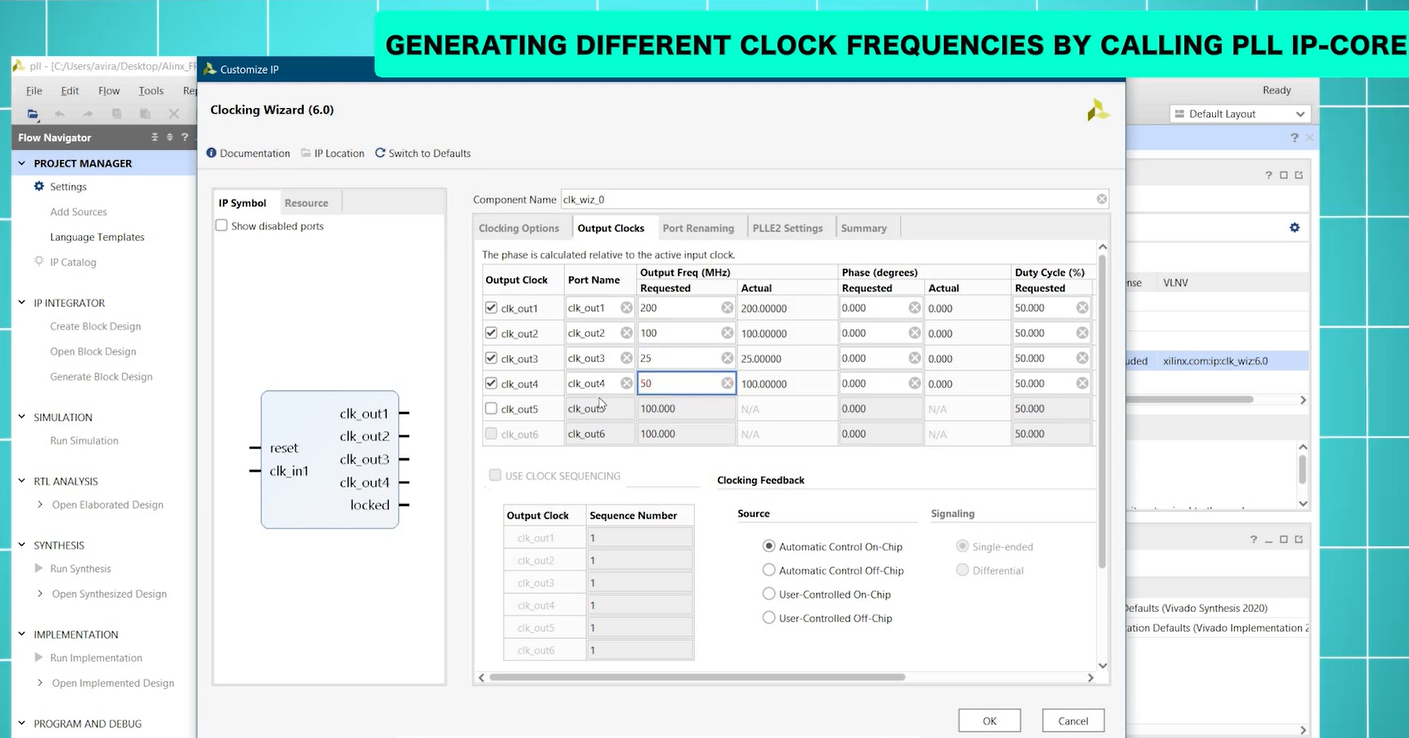FPGA 开发，如何在 Vivado 中使用 PLL IP 核生成多路时钟 - 知乎