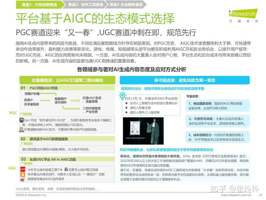 《AIGC系列报告——中国AIGC产业全景报告》:2023年中国AIGC产业规模约为143亿元，预计2030年达到万亿 - 知乎
