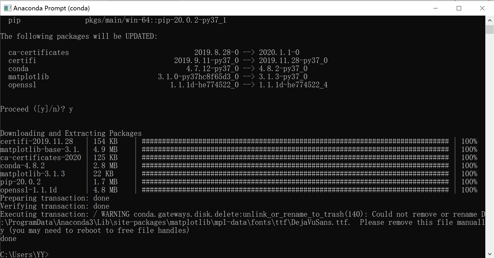 使用Anaconda安装matplotlib - 知乎